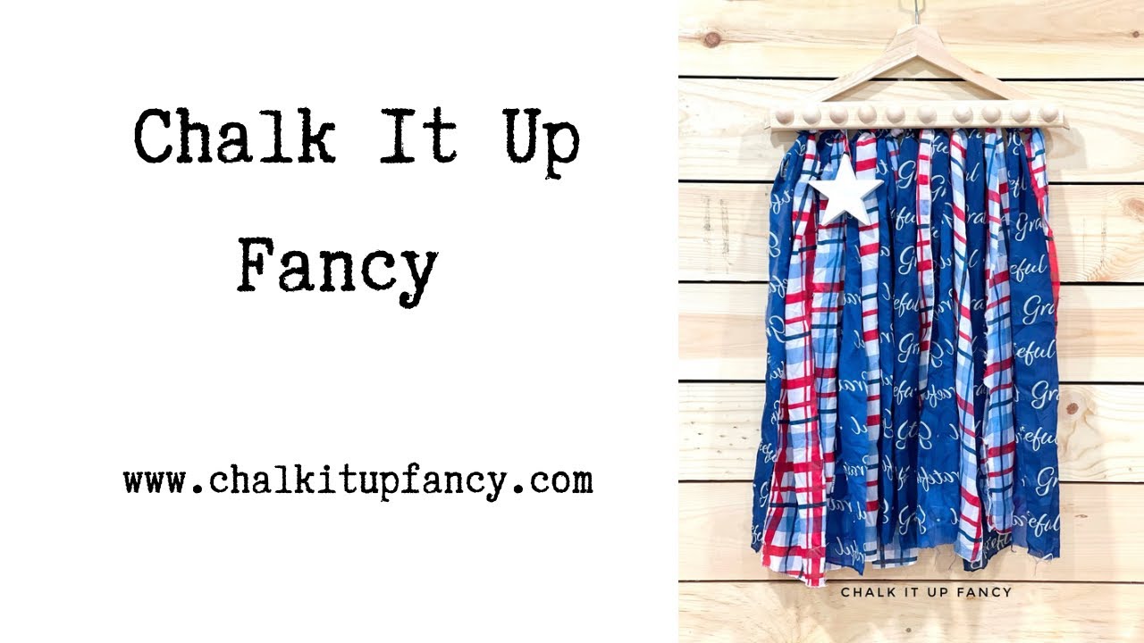Easy Dollar Tree Scarf Flag - YouTube