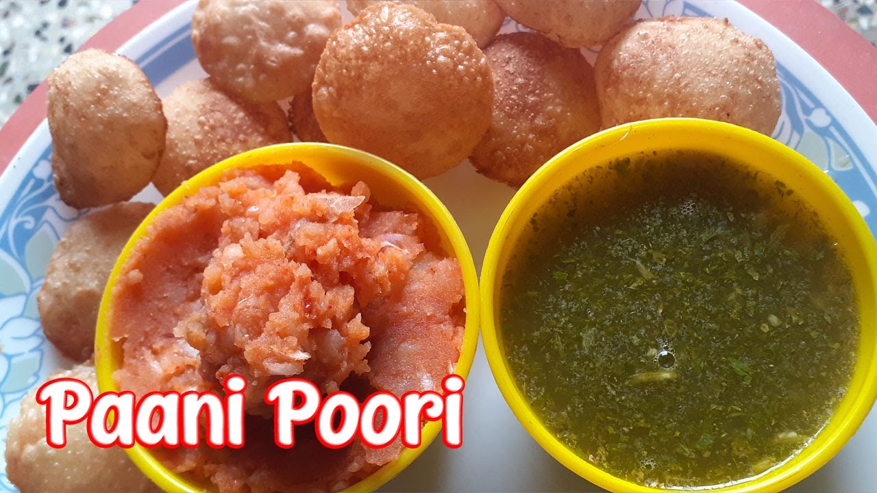 PANI POORI | பானி பூரி | #POORIDISH2 - YouTube