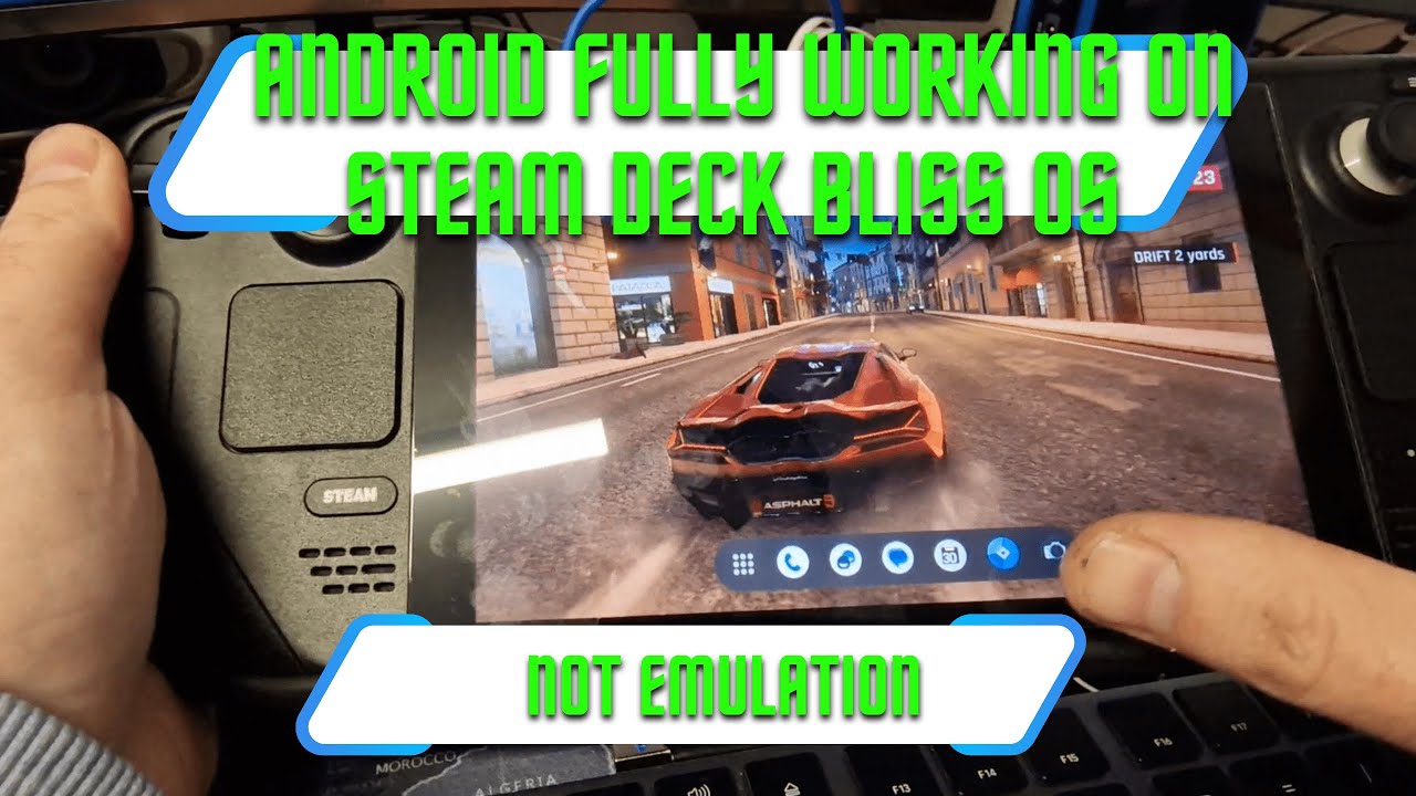 Android Bliss OS 16 fully working on Steam deck NOT Emulated. - YouTube