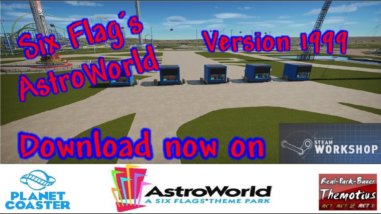 Six Flag´s AstroWorld Version 1999 mit Planet Coaster by themotius ...