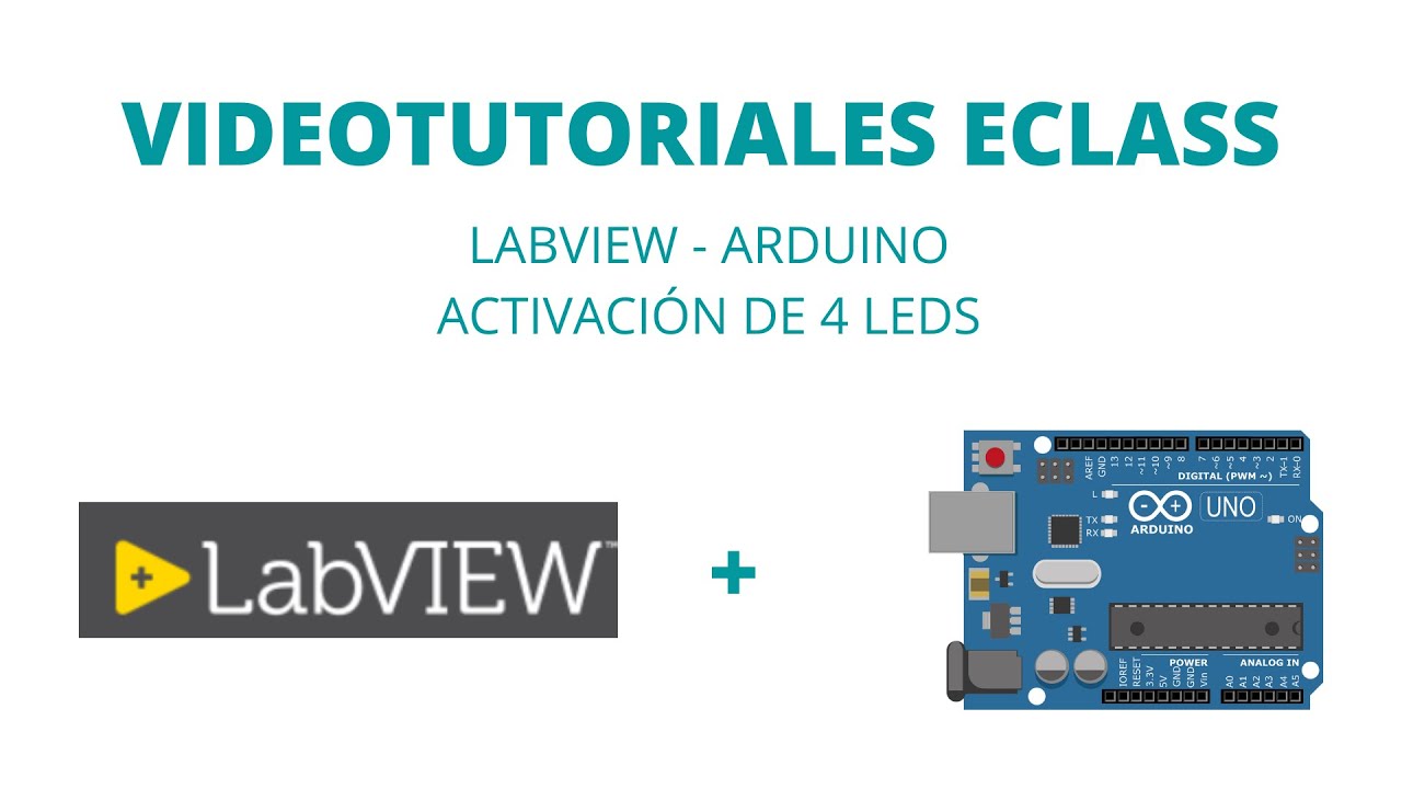 LabVIEW - Arduino - Video 2: Activación de 4 leds - YouTube