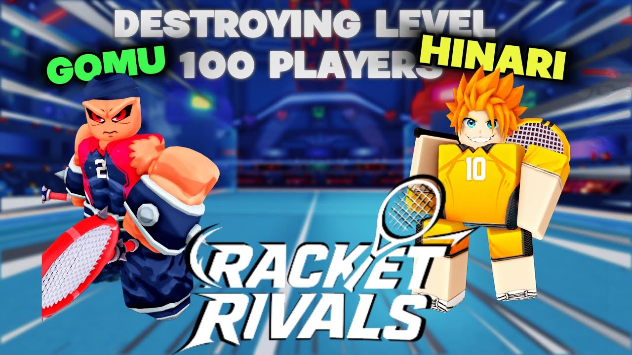 DESTROYING LEVEL 100S IN RACKET RIVALS - Racket Rival Games - YouTube