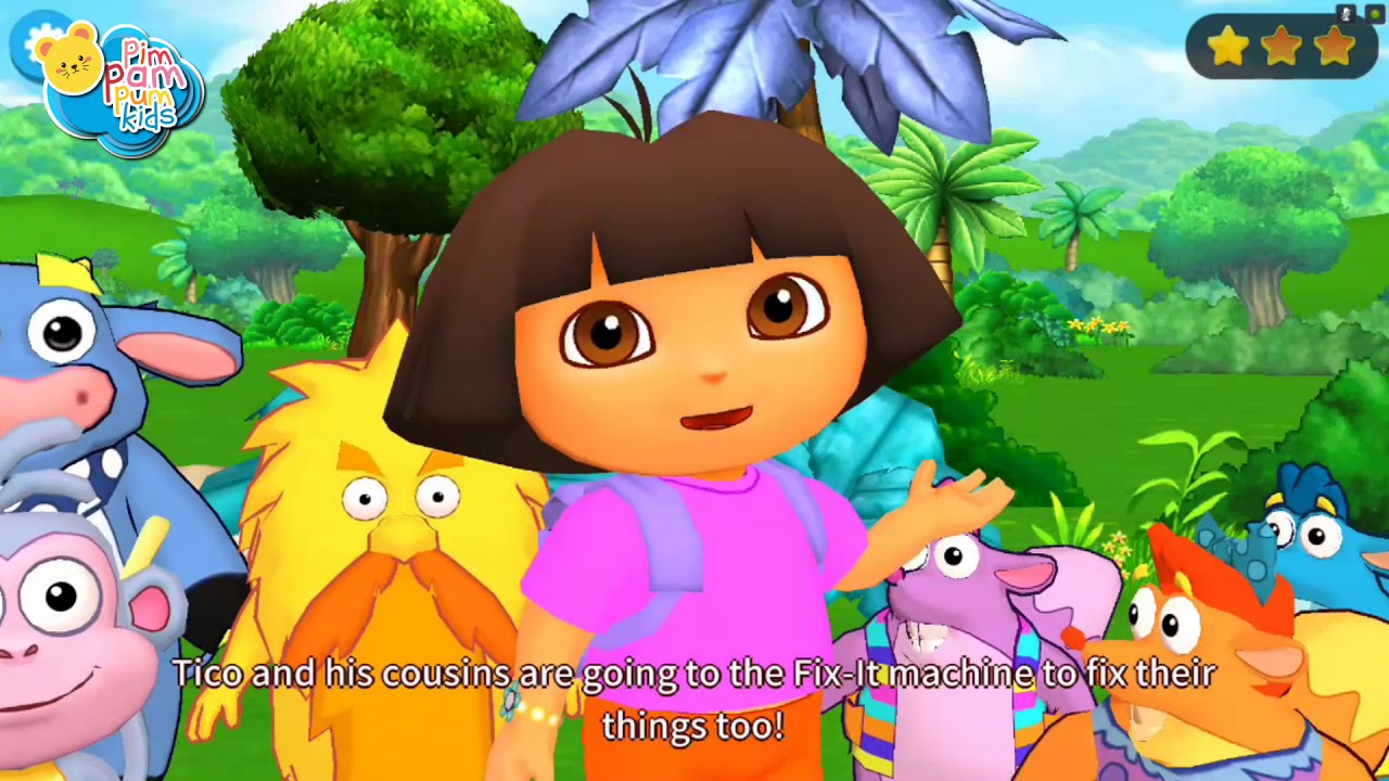 THE FIX IT MACHINE | Dora the Explorer | Dora Aventureira | PimPamPum ...
