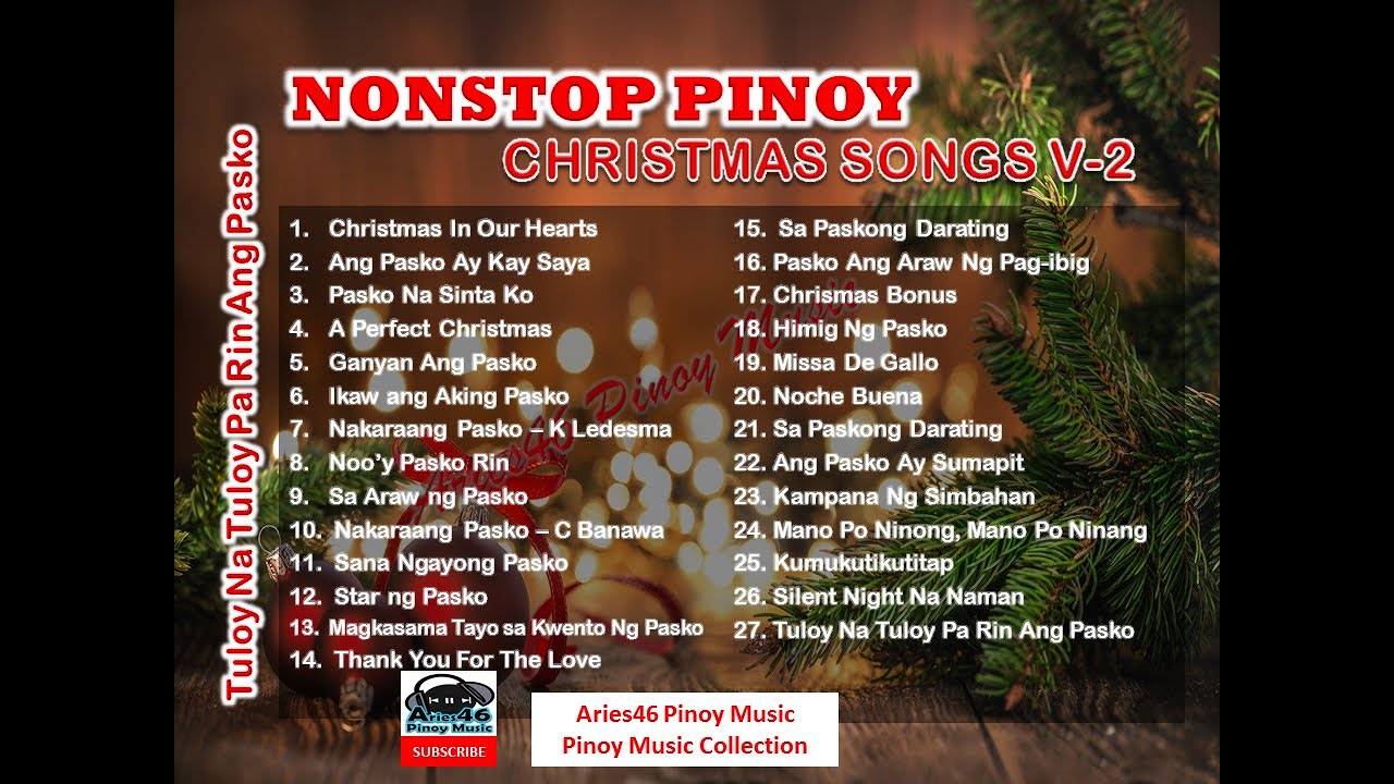 Mga Awiting Pamasko: Tuloy Na Tuloy Pa Rin Ang Pasko sa Nonstop Pinoy ...