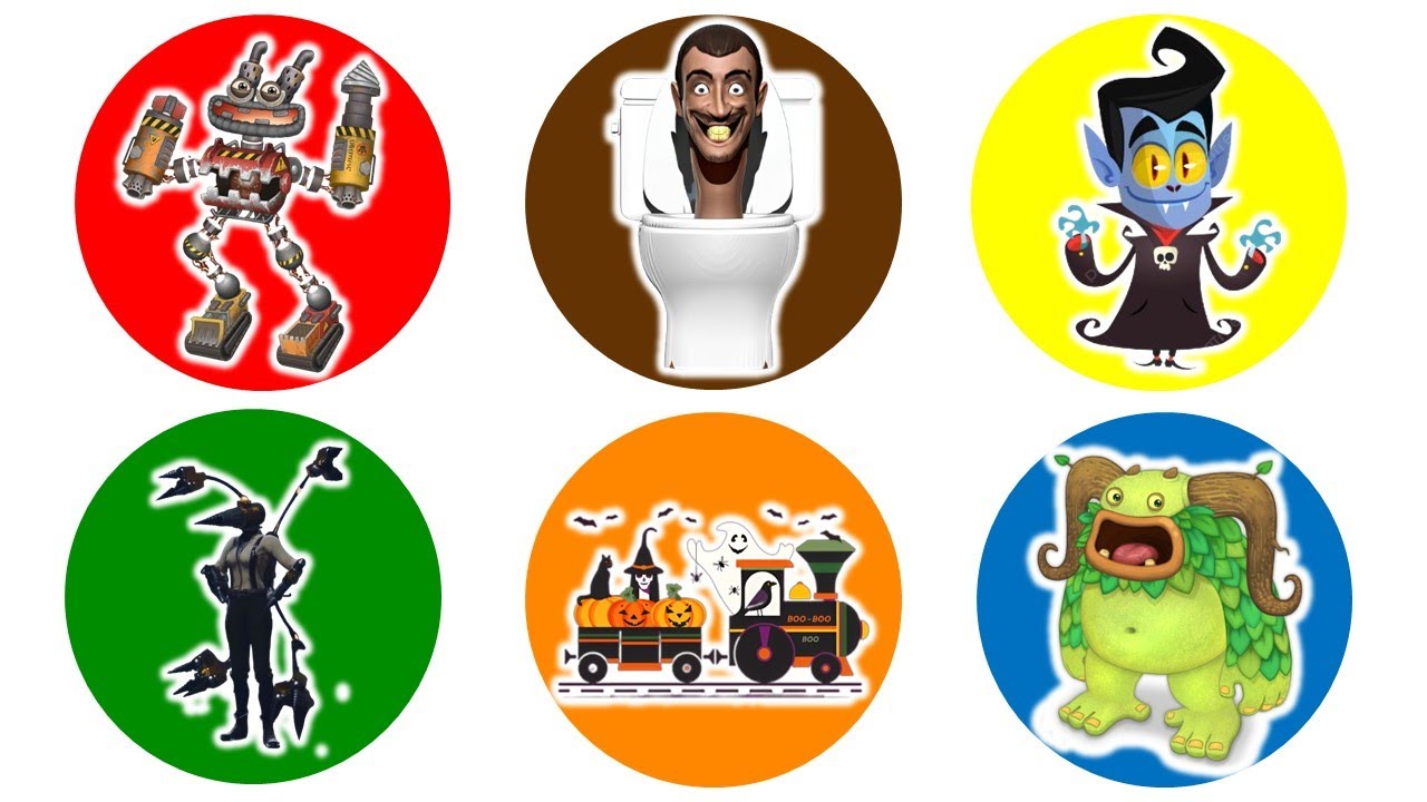 Spin Wheel, Wubbox, Skibidi Toilet, Vampire, Drill Woman, Hallowen ...