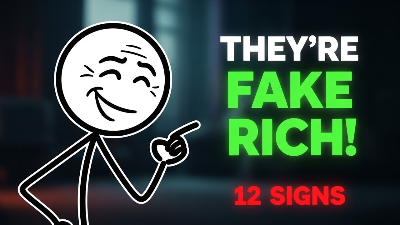12 Signs Someone Is Fake Rich - YouTube