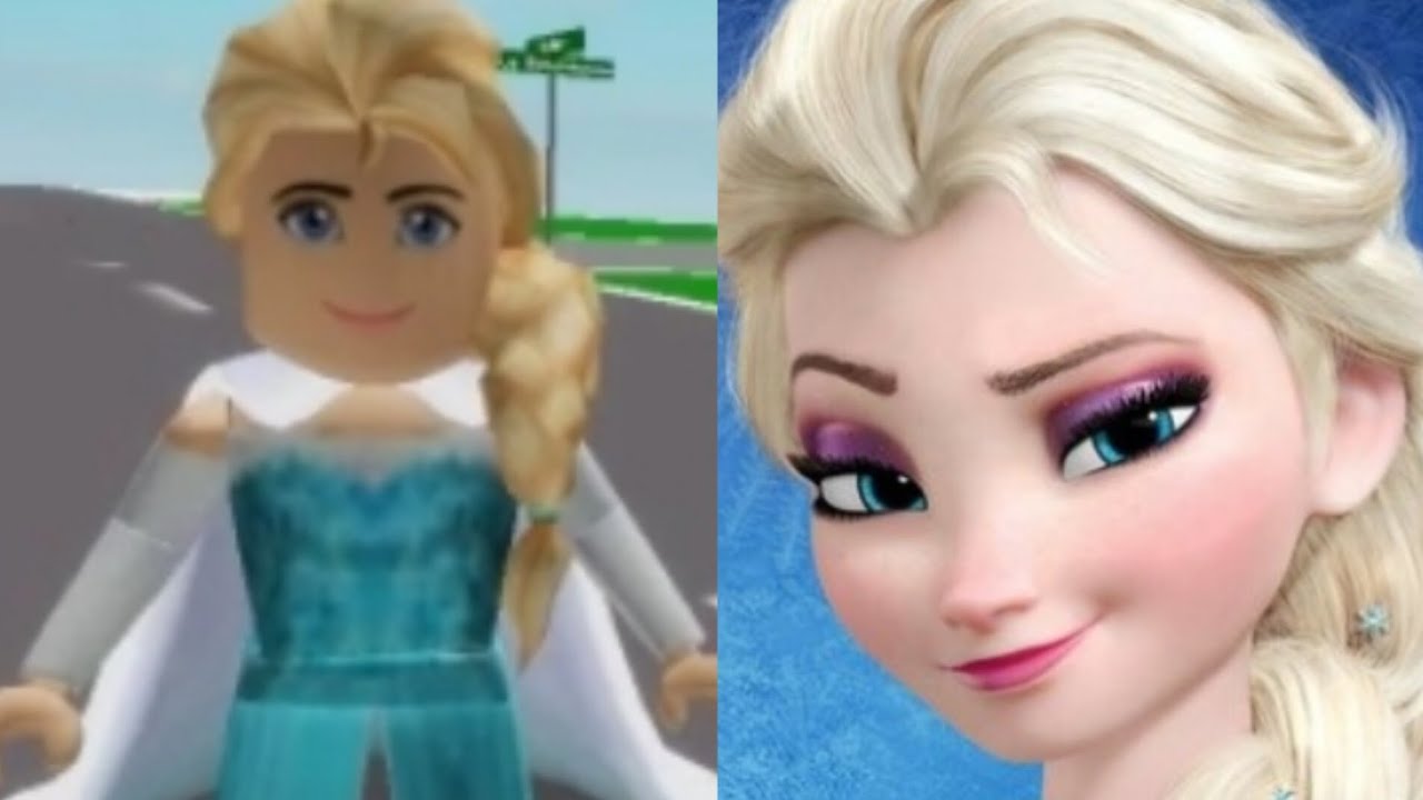 COMO COLOCAR A ELSA DA DISNEY NO BROOKHAVEN - ( ROBLOX ) - YouTube