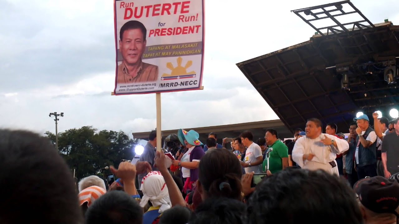 Luneta gathering of Duterte supporters - YouTube