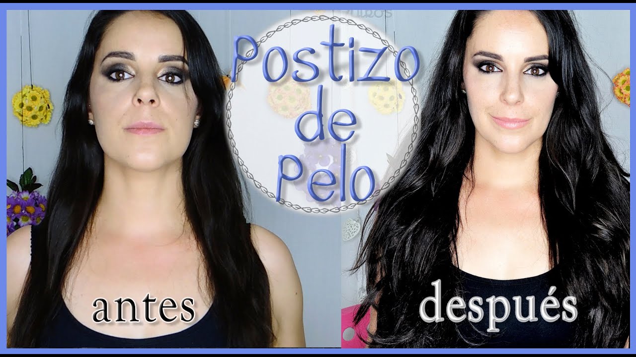 Como poner un postizo de pelo | Silvia Quiros - YouTube