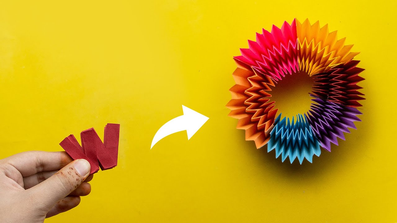 Origami Fidget Toy | Learn to Make Rainbow Antistress Paper Toy at Home ...