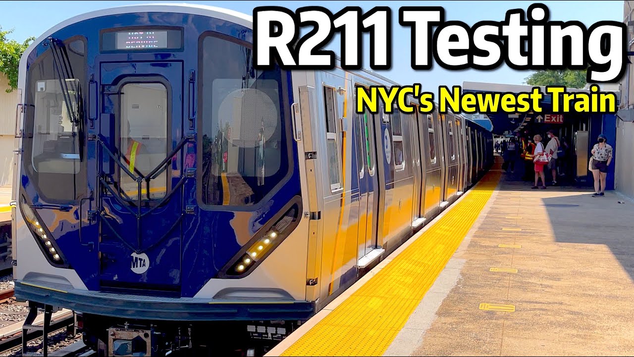 ⁴ᴷ⁶⁰ New R211 Subway Cars Testing under their own power for the First ...