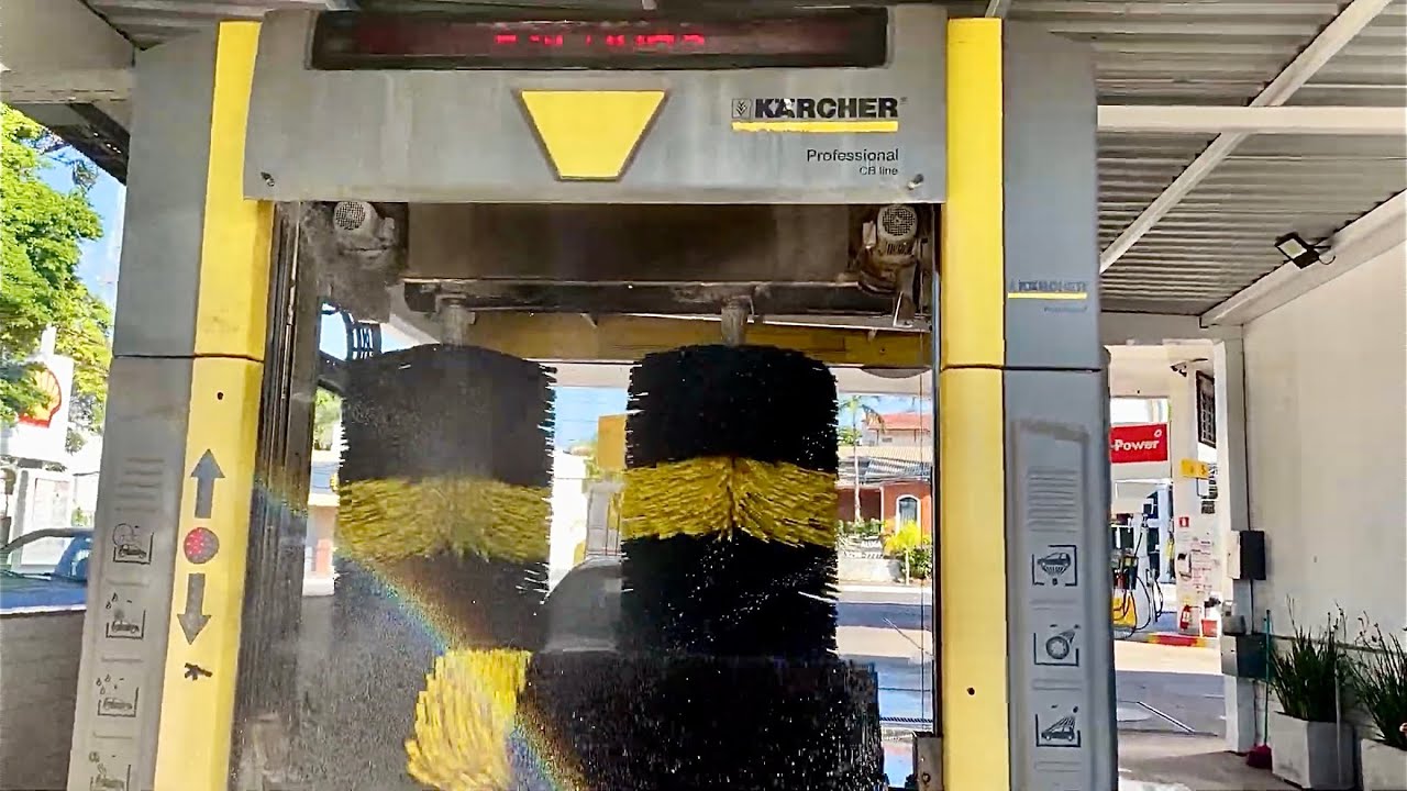 New Brushes Karcher CB Line Car Wash [Outside View] - YouTube