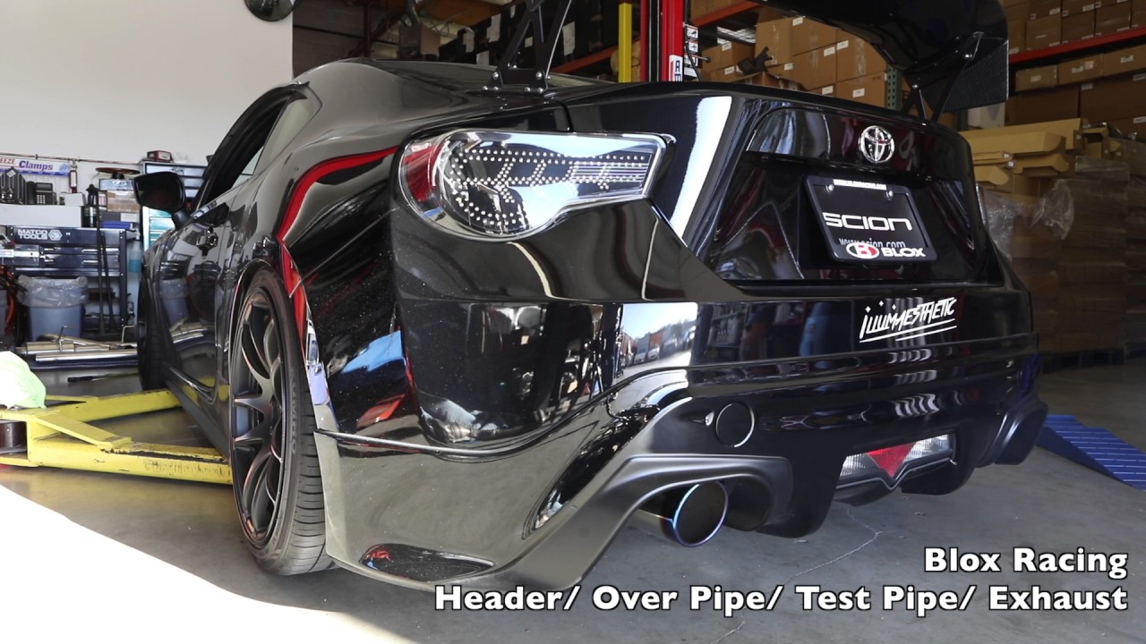 BLOX Racing Complete Exhaust System for FR-S/BRZ ~ Sound Clip - YouTube