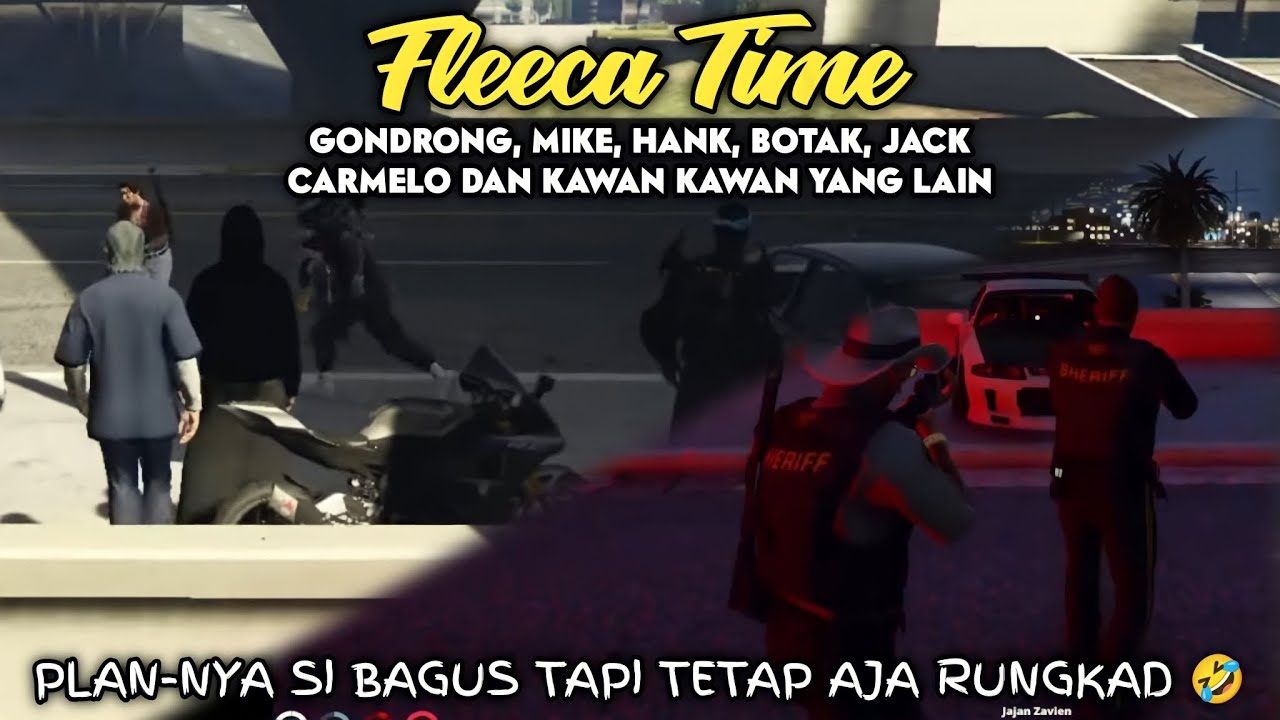 GONDRONG DKK FLEECA TIME, PLAN-NYA SI LANCAR CUMA TETAP AJA RUNGKAD 🤣 ...