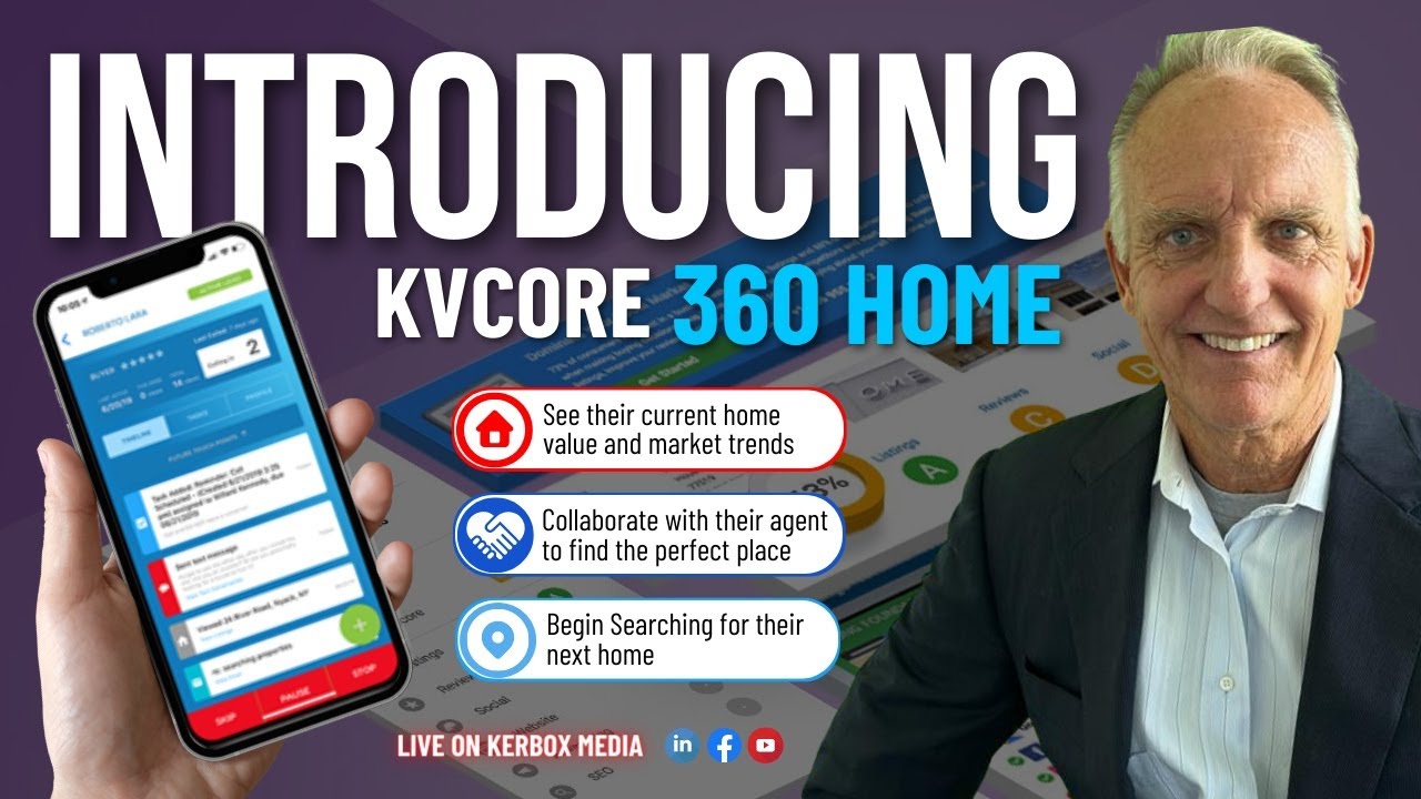 The power of KVCore's new mobile app - 360 home app - YouTube
