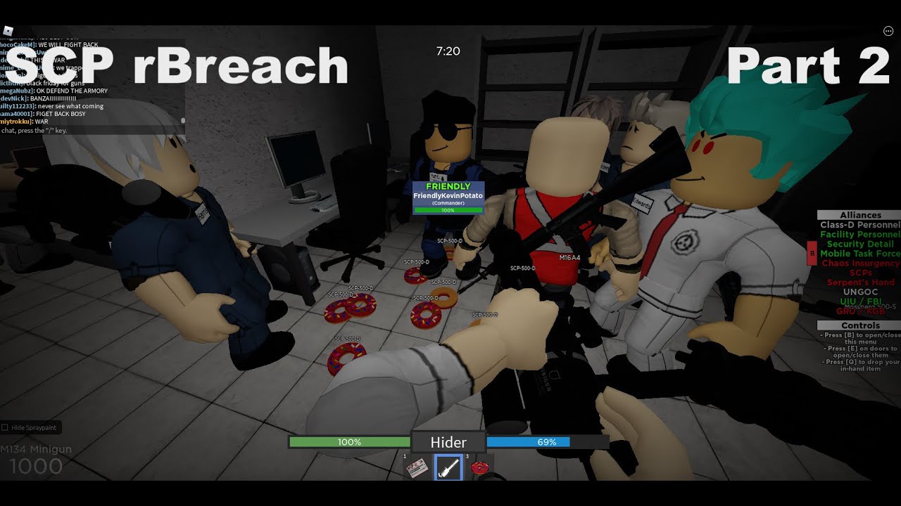 SCP rBreach Gameplay [Part-2] - YouTube