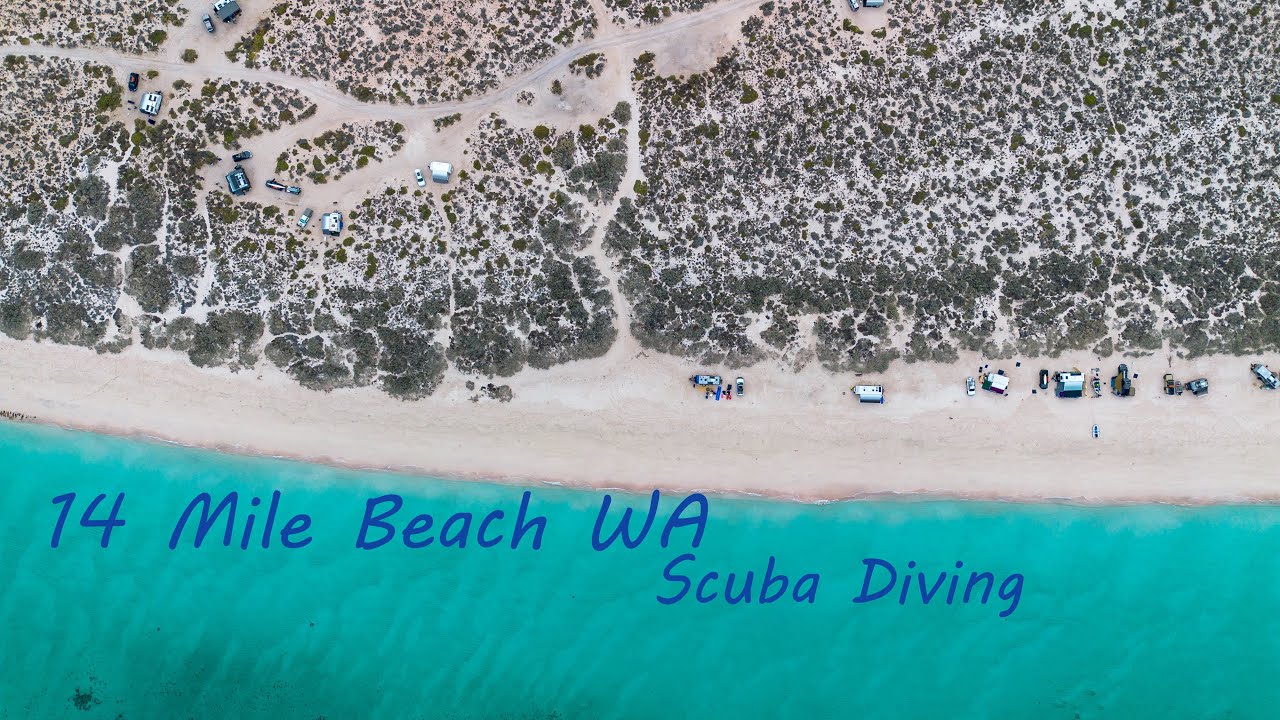 Scuba Diving while camping at 14 Mile Beach Western Australia - YouTube
