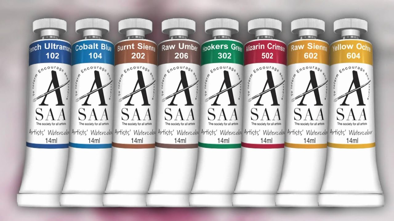 SAA Artists' Quality Watercolour - Landscape Set - YouTube