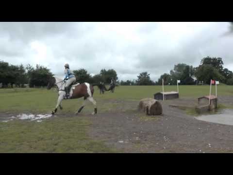 Lucy Thompson | Jumping a fence into water cross-country ...