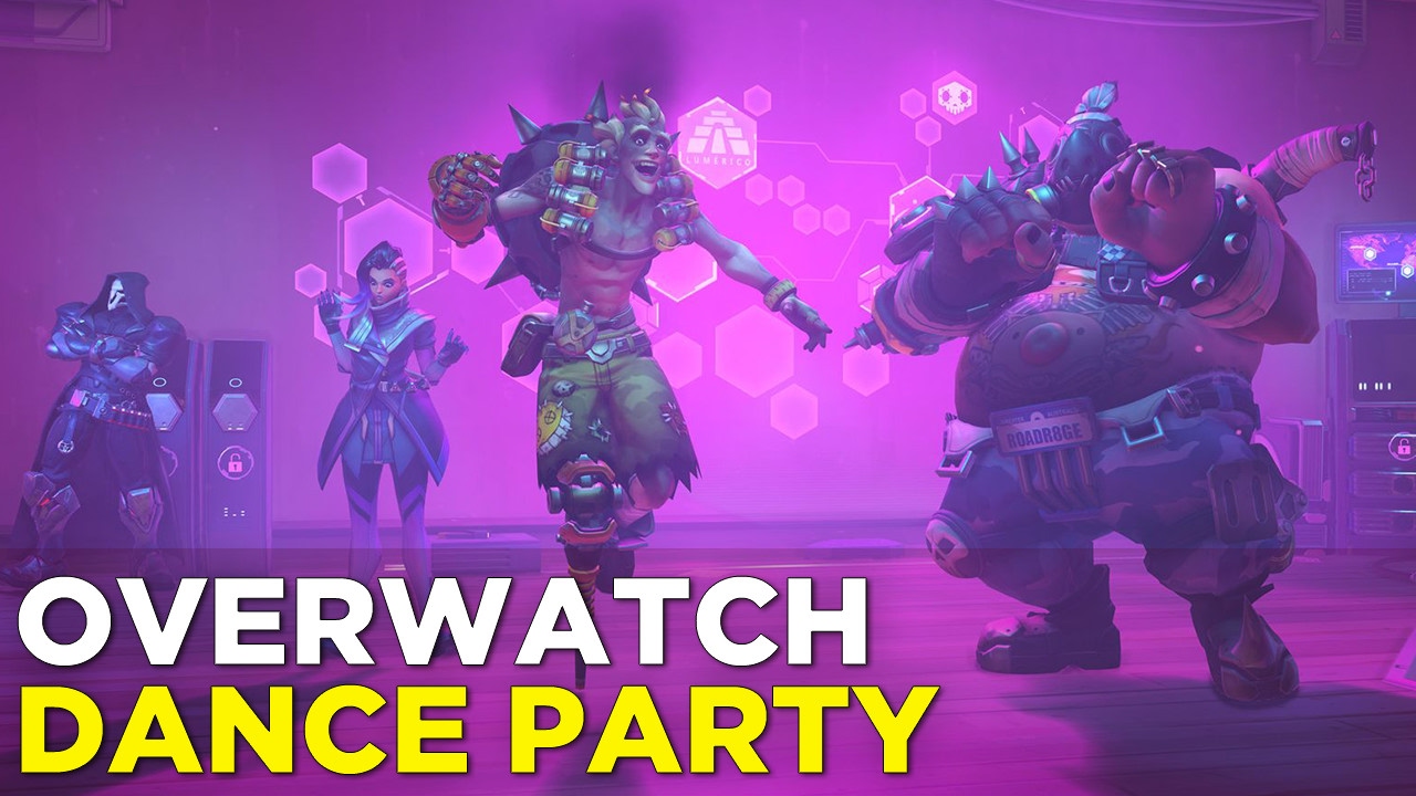 Overwatch Anniversary: ALL DANCE EMOTES - YouTube
