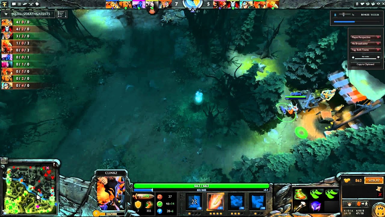 Dota 2 Bone Clinkz gameplay OWNAGE - YouTube