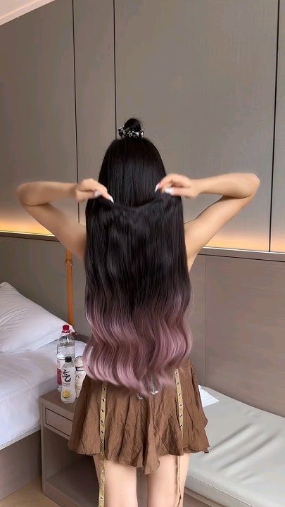 Wigs add color🌸 to your hair #A variety of styles #master it with one ...