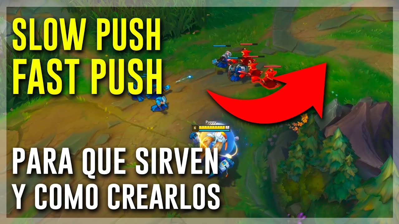 Como hacer SLOW PUSH o FAST PUSH y para que SIRVEN | Control de Oleadas ...
