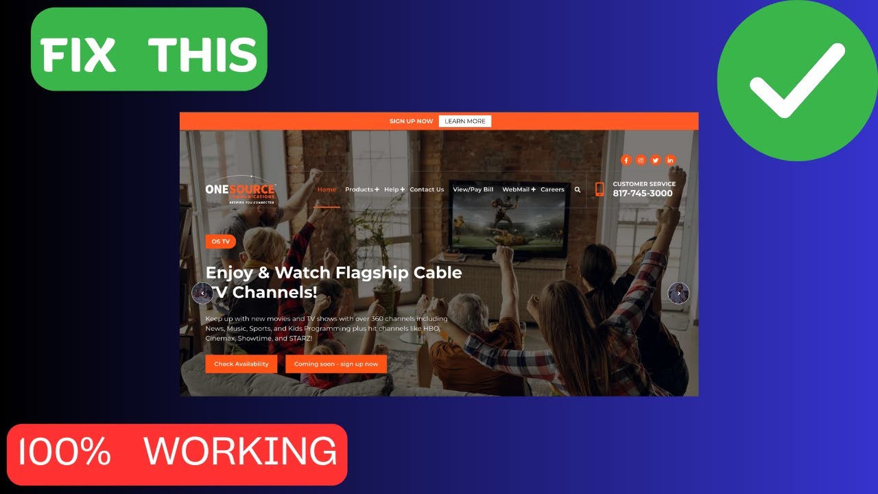 How to Fix OneSource Communications is Not working - YouTube