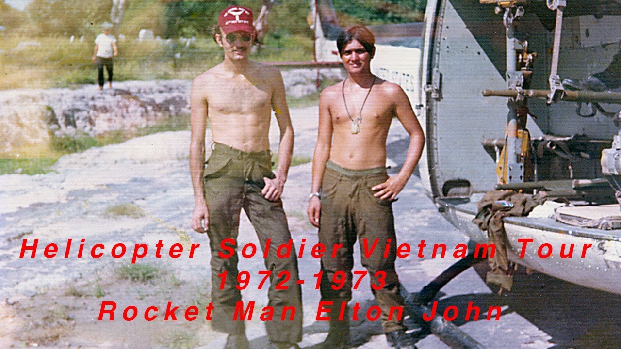 Rocket Man Elton John "Helicopter Soldier Vietnam Tour" 1972-1973 - YouTube
