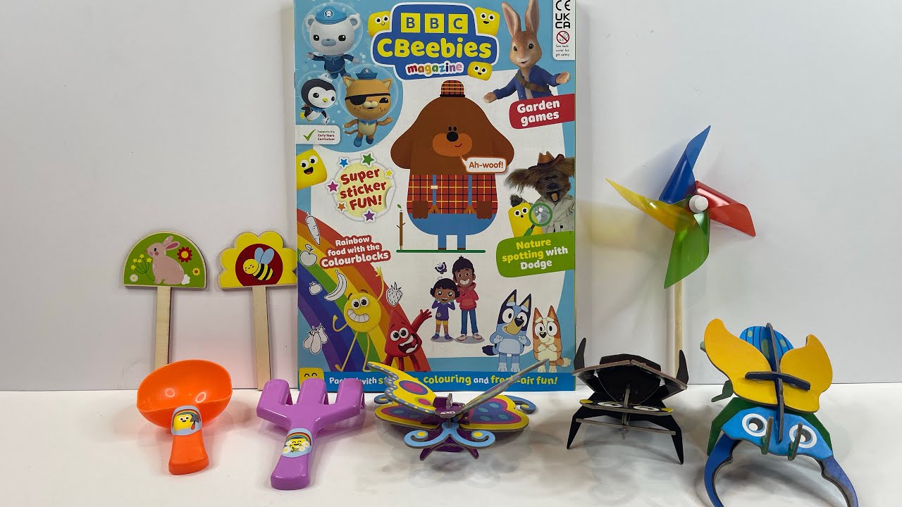 CBeebies magazine issue 651, bumper play pack, 2 surprise gifts # ...