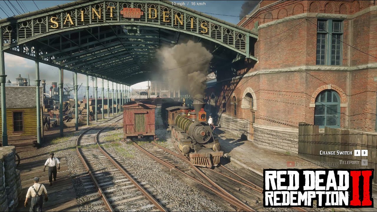 Red Dead Redemption 2 - Cinematic Train Journey - YouTube