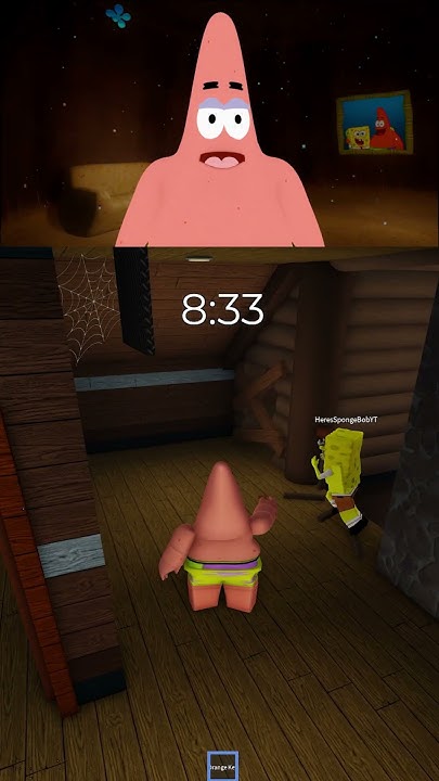 SpongeBob & Patrick Escape Spider Squidward! - YouTube