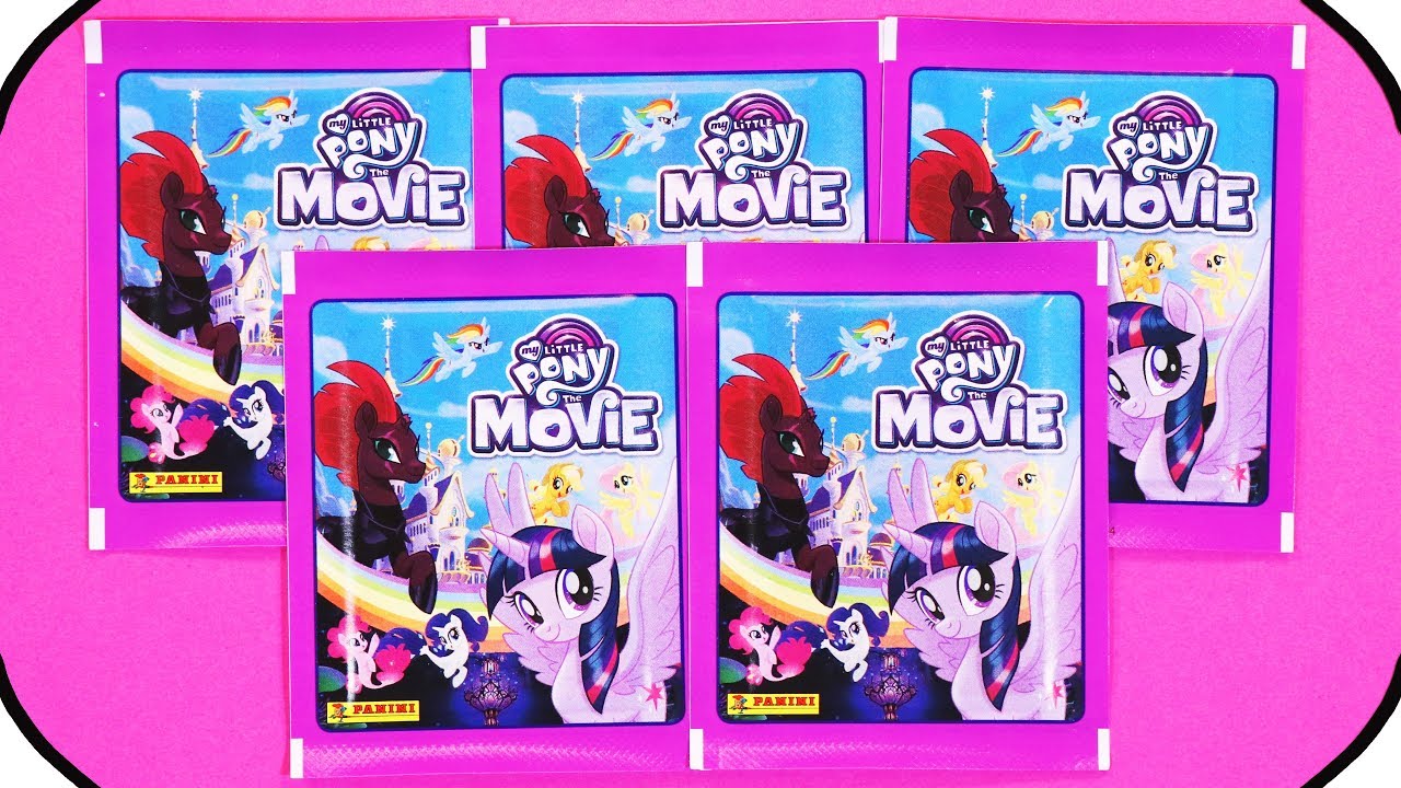 MY little PONY The Movie Sticker Opening | Panini ♥ Booster Unboxing ♥ ...