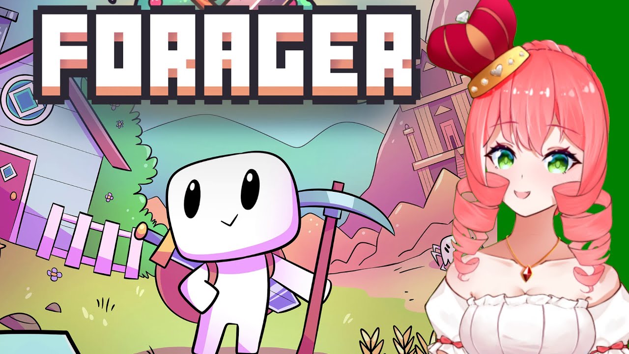 Forager with Nina Queen Vtuber! (Pt. 1) - YouTube