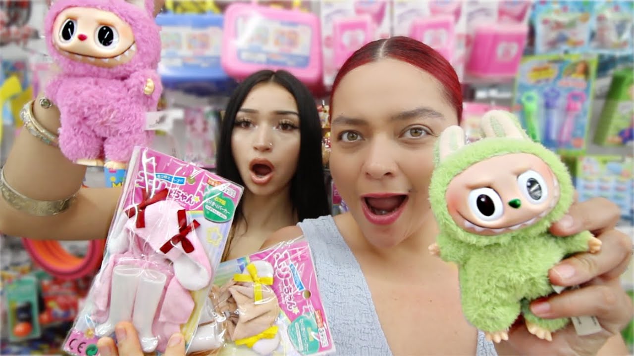 LABUBU at Japanese dollar store… plus LABUBU clothes - YouTube