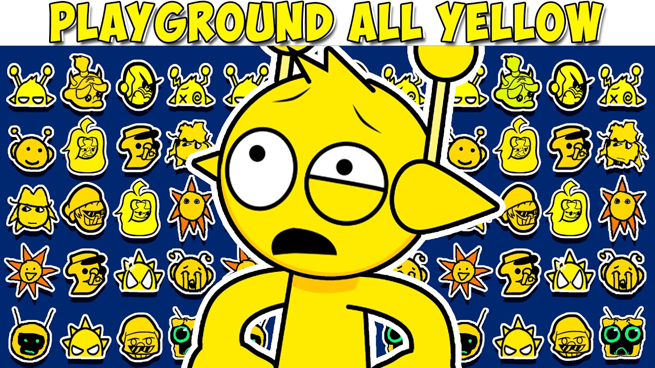 FNF Character Test | Gameplay VS My Playground | ALL Yellow Test #13 ...