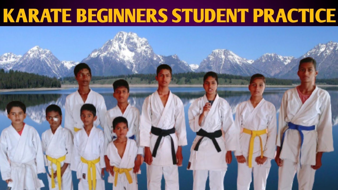 karate beginners students cardio workout and fitness workout - YouTube
