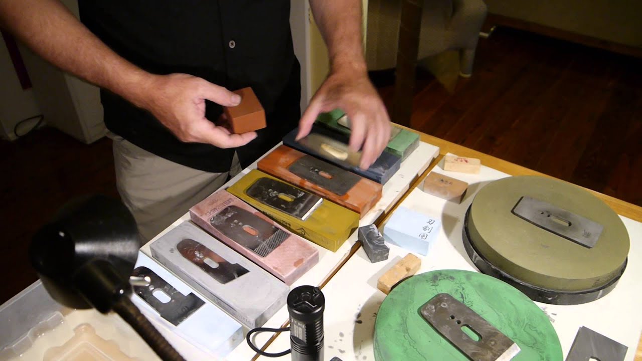 Naniwa Chosera (Professional) waterstones all grits compared - YouTube
