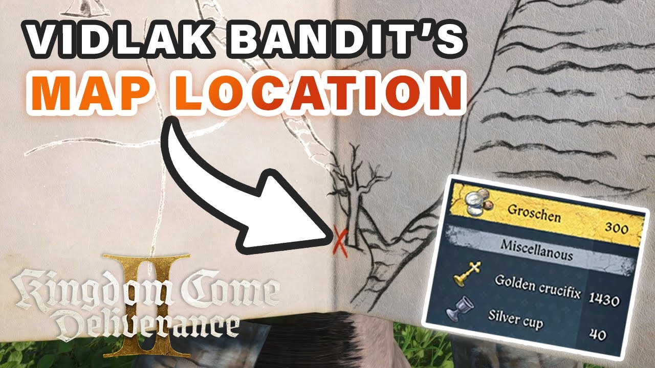 How to Find Treasure on Vidlak Bandit's Map | Easy Money Kingdom Come ...