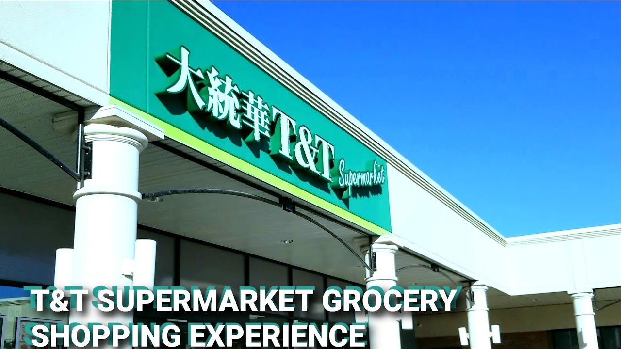 t&t supermarket grocery shopping experience - YouTube