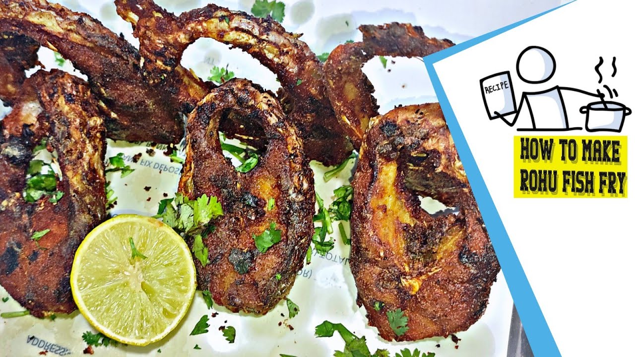 Fish Fry recipe | Fried Rohu Fish | Fried Rohu Macchli | Masala Fish ...