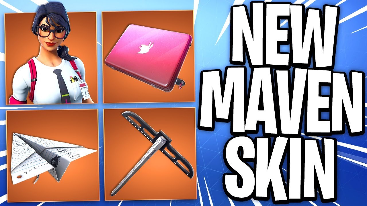 NEW MAVEN SKIN BUNDLE In Fortnite Battle Royale! - Fortnite Maven Skin ...