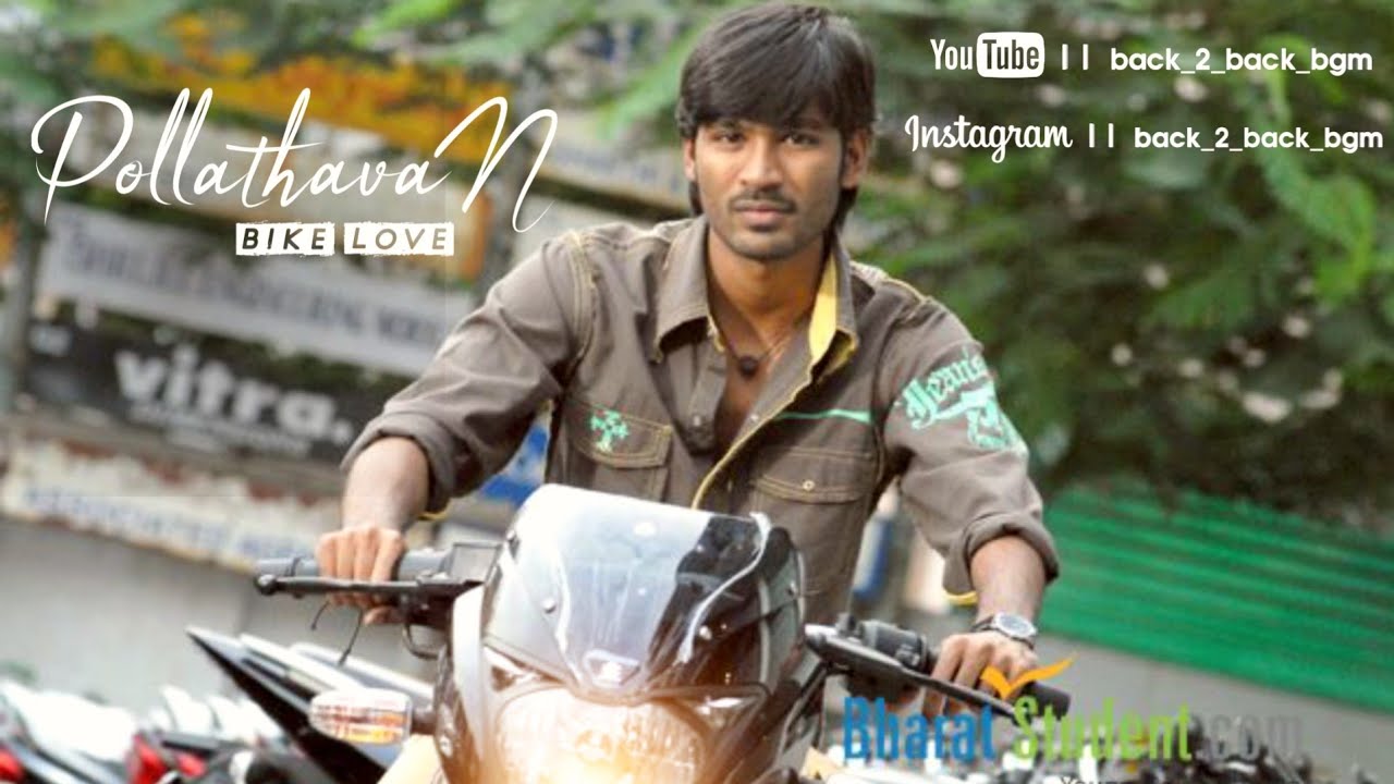 Dhanush In Pollathavan Bike