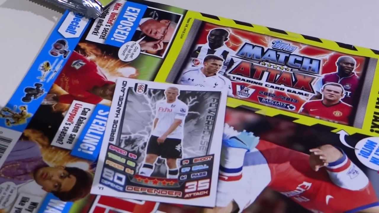 Match Attax 12 13 MOTD magazine + Opening free packet - England ...