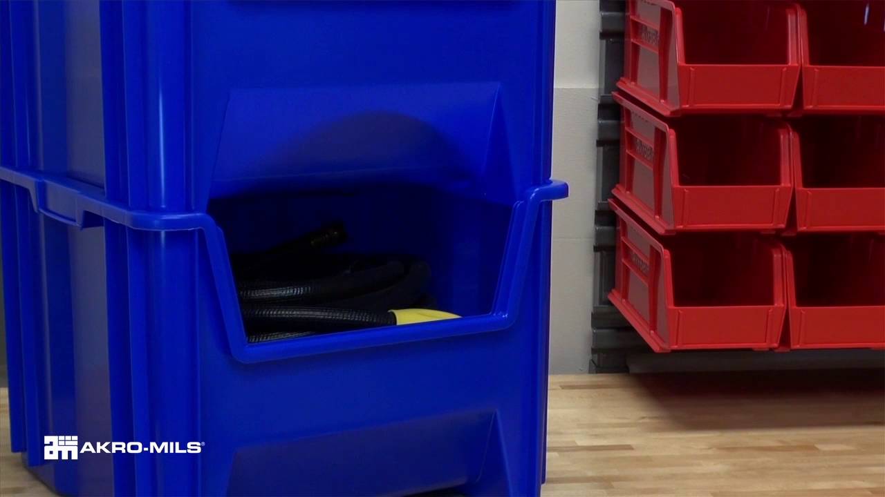 Monster Bins Presents: Akro Stak N Store Containers - YouTube