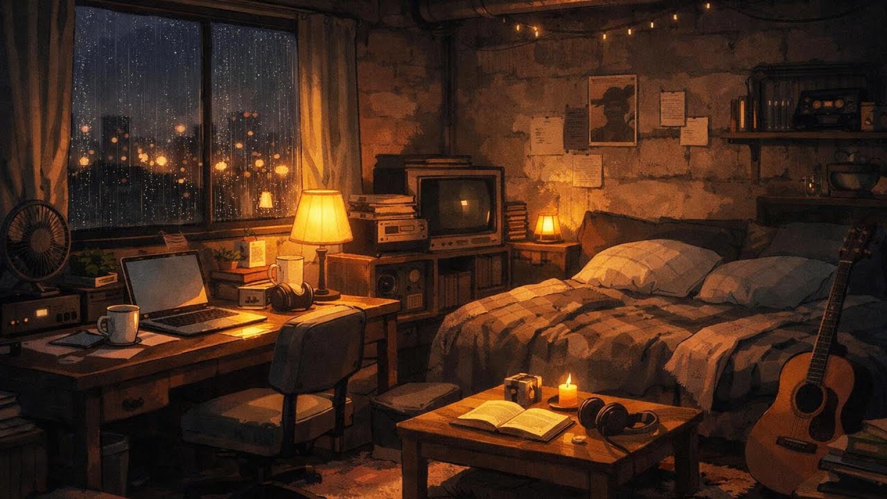 Basement Lo-Fi 🌙 | late night study beats | chill music for focus - YouTube