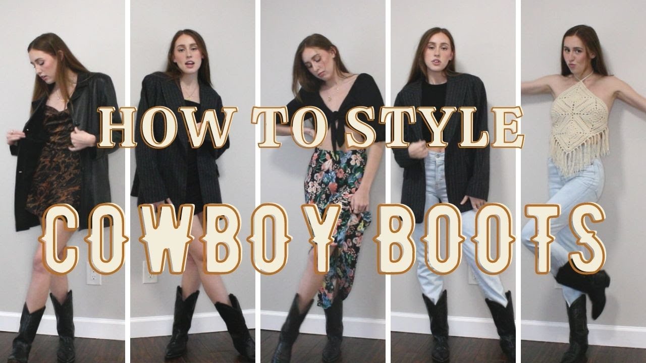 HOW TO: Style Cowboy Boots - YouTube