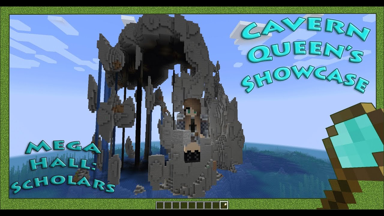 Minecolonies Cavern Style 1.19.2 - Showcase on Scholars MegaHall - YouTube