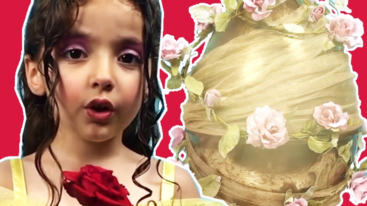 Disney Princess In Real Life Belle GIANT Magical Surprise Egg Beauty ...