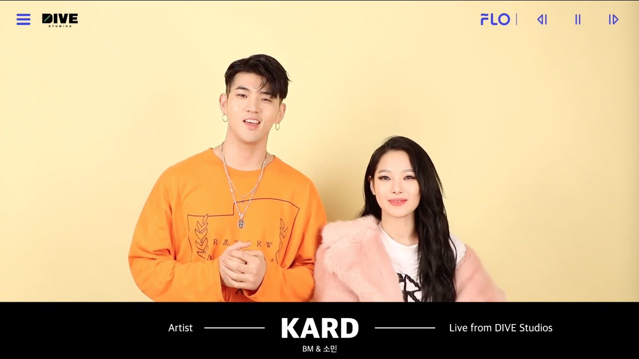 What’s on KARD's Playlist? | Live from DIVE Studios FLO Playlist - YouTube